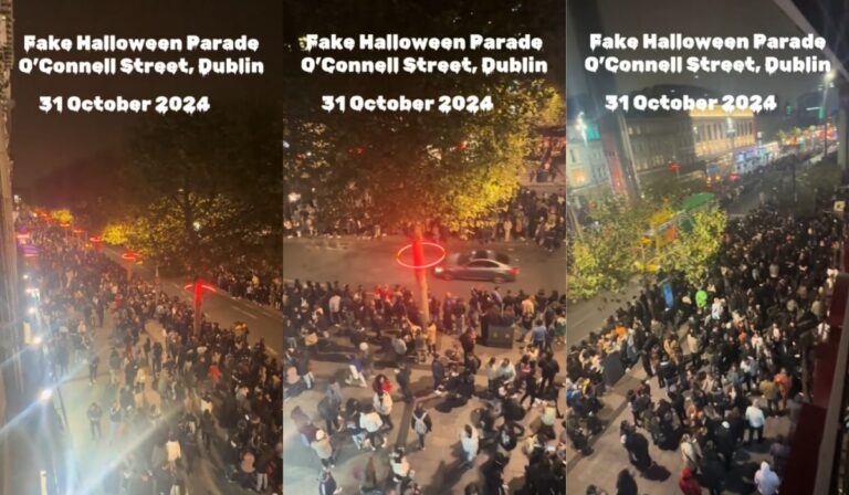 Des milliers de personnes tombent dans une annonce de défilé d ...