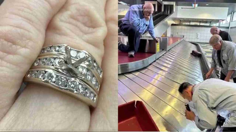 Airport workers find passenger’s lost diamond after intense search ...
