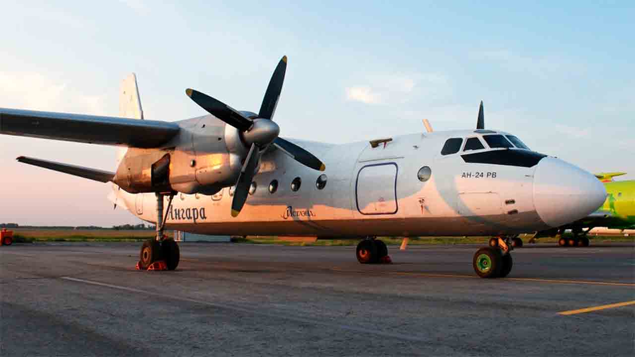 An-24 Plane with 49 People On Board Crashes in Russia; Rescue Teams ...