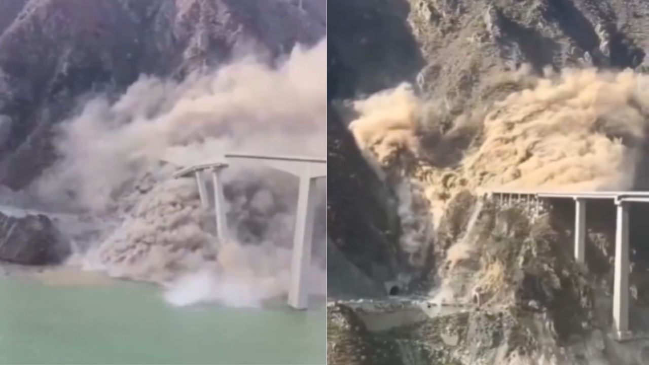 Hongqi Bridge collapses months after its inauguration in China ...